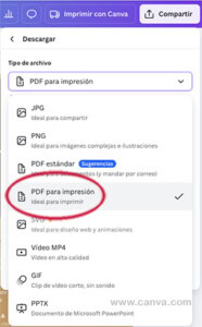 Exportar PDF en Canva con sangrías y marcas de corte | Guía completa 2025 - Tormiq Imprenta ...